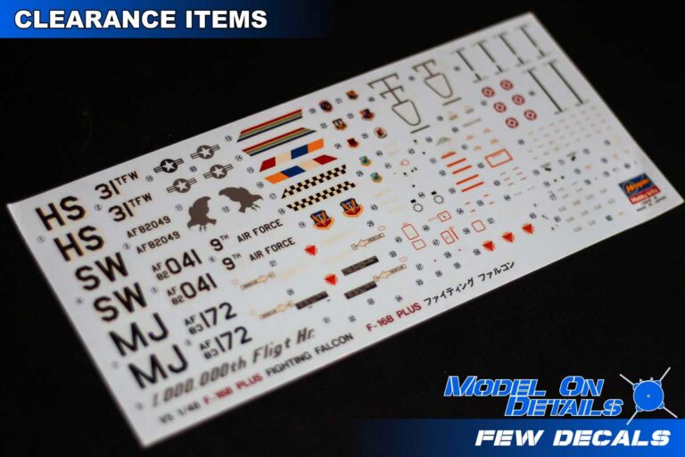1/48 Decals F-16B Fighting Falcon “Hasegawa”