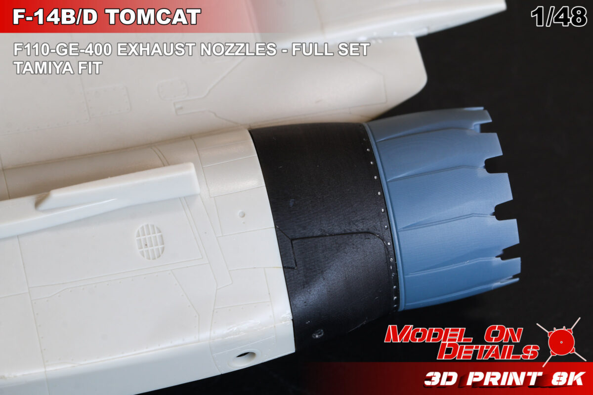 1/48 F-14 Exhaust nozzles FULL SET – TAMIYA